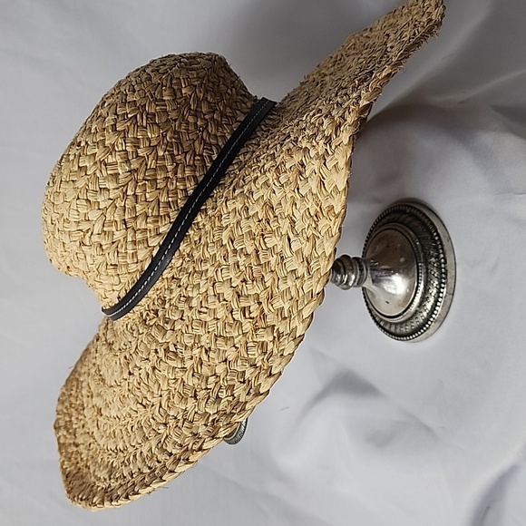 Nine & Co. | Accessories | Nine Co By Nine West Wide Brim Braided Straw ...